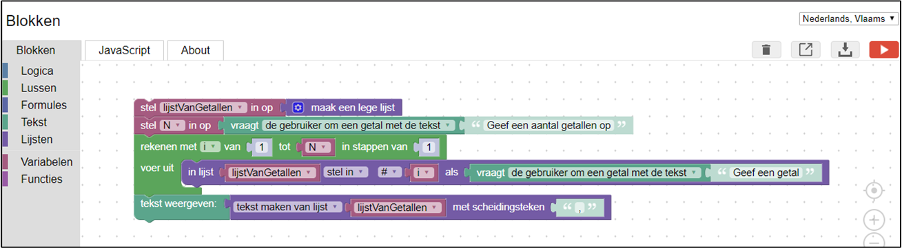 Blokken: Oefening 1 · Computers en Programmeren: oefeningen